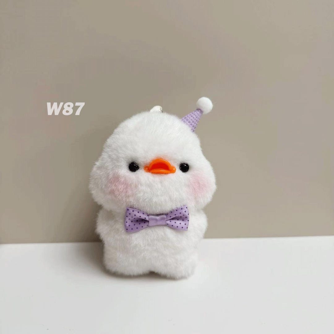 Handmade Plush Duck, Cute Duckling Toys, Plush Bag Charm, Birthday ...
