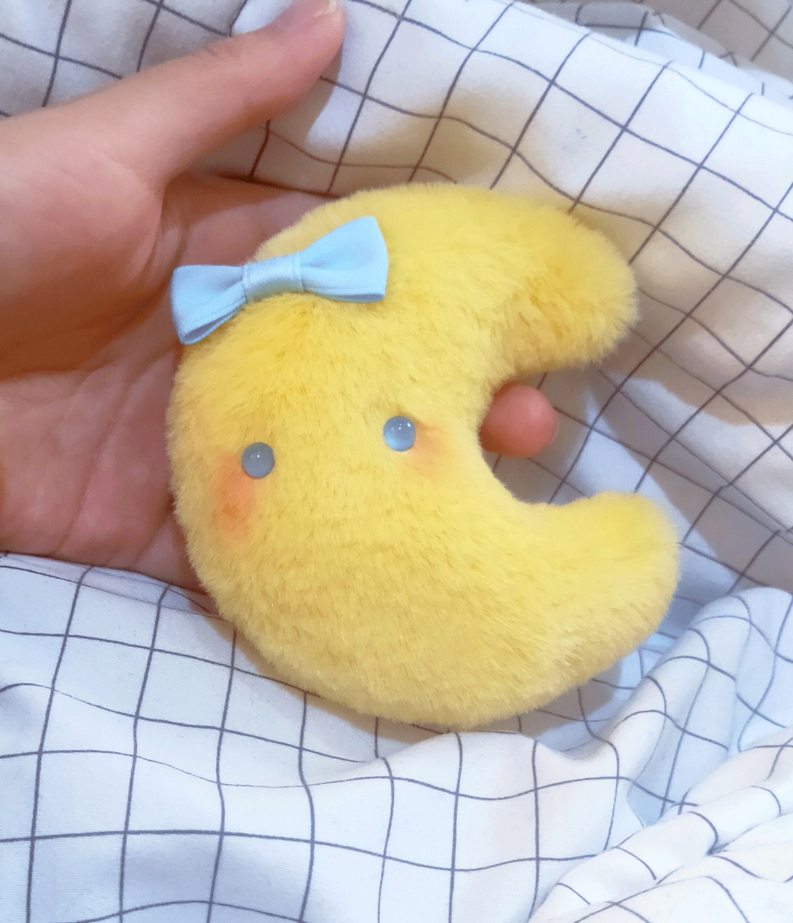 Handmade Cute Moon Star Plush Doll Kawaii Plush Couple's - Etsy