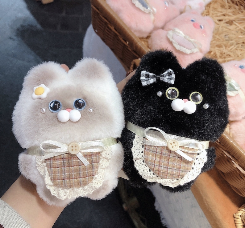 2 Colors Handmade Plush Cat Stuffed Plush Toys Birthday - Etsy