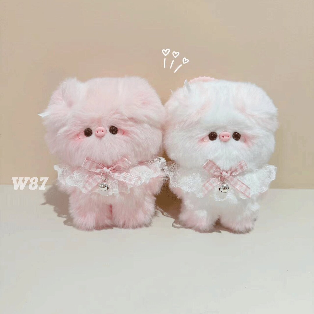Handmade Plush Piggy Toy, Stuffed Pig Plush Pendant, Birthday Gifts for ...