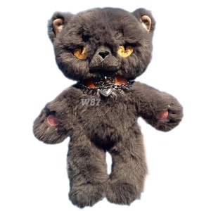 Handmade Cute Grey Cat Plush Doll Kawaii Kitty Plush Toys - Etsy