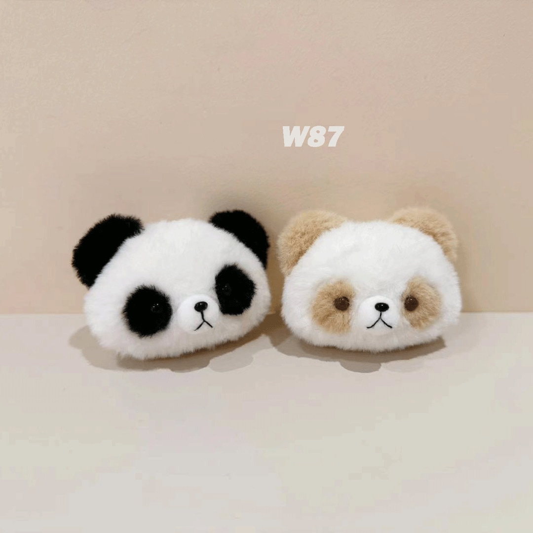 Handmade Panda Plush Toy, Kawaii Plush Panda Toys Pendant, Birthday ...