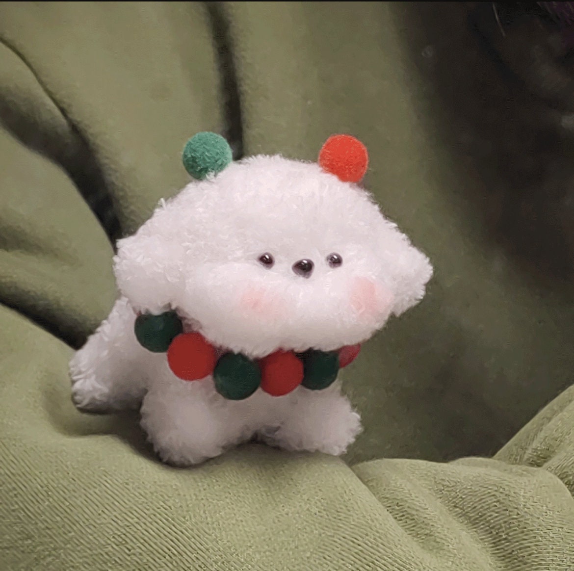 Handmade Adorable Plush Dog Christmas Hats Plush Puppy or - Etsy