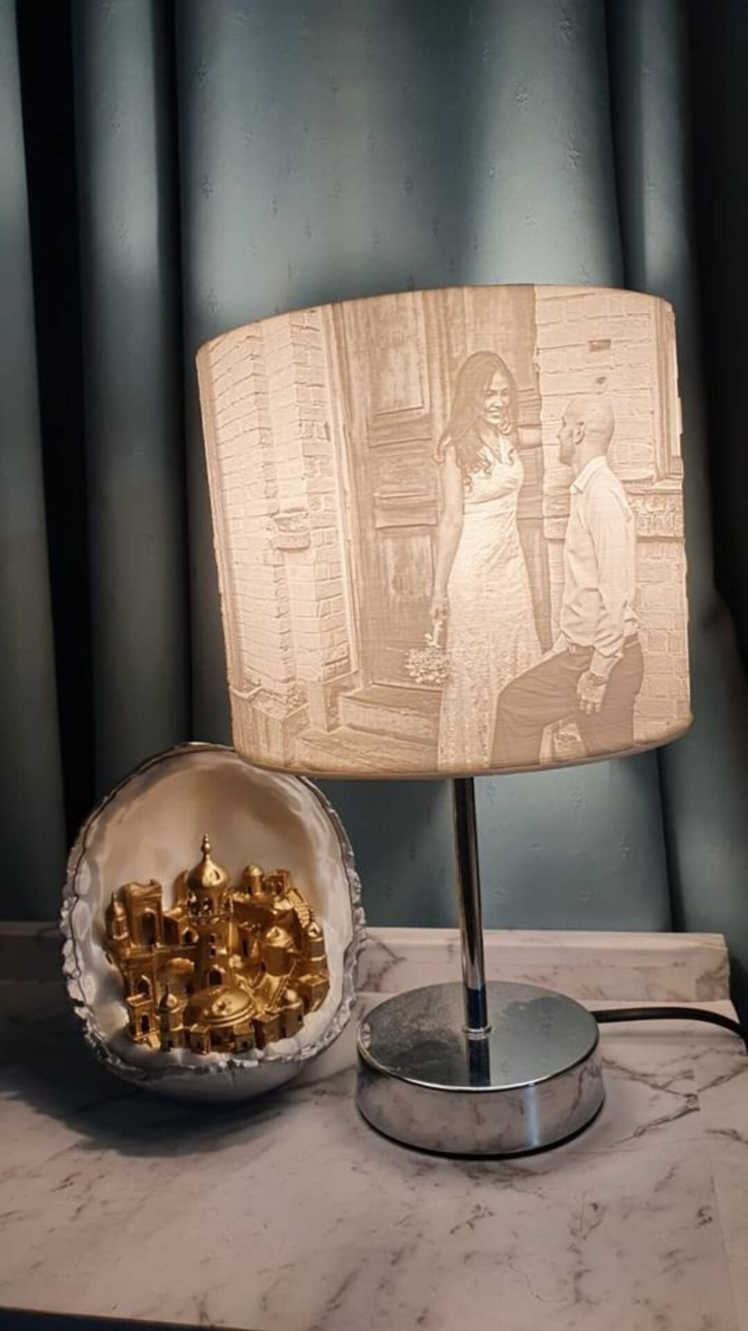 Personalized Table Lamp Big - Etsy