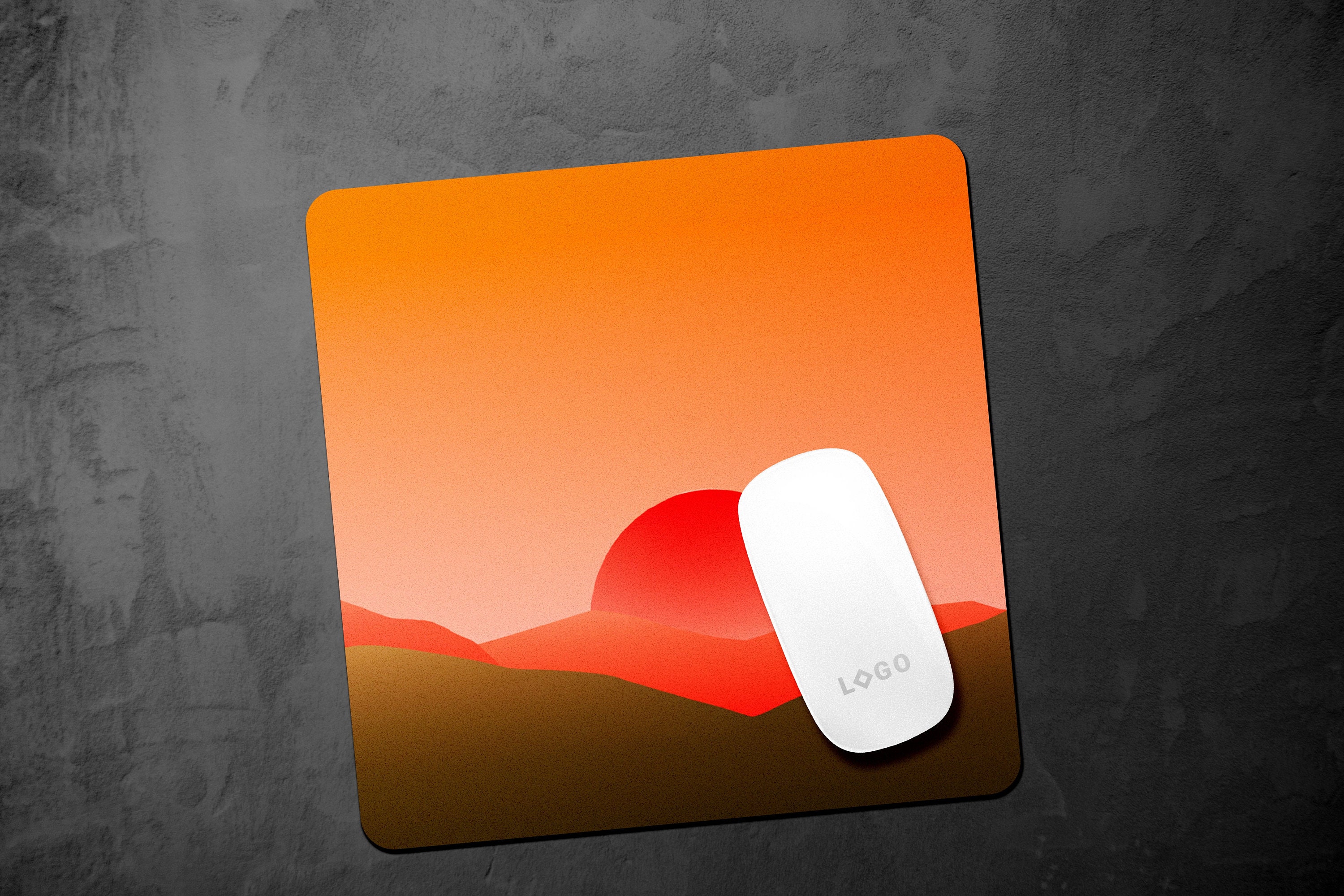Realistic Landscape Mouse Pad and Desk Mat Experience the Beauty of ...