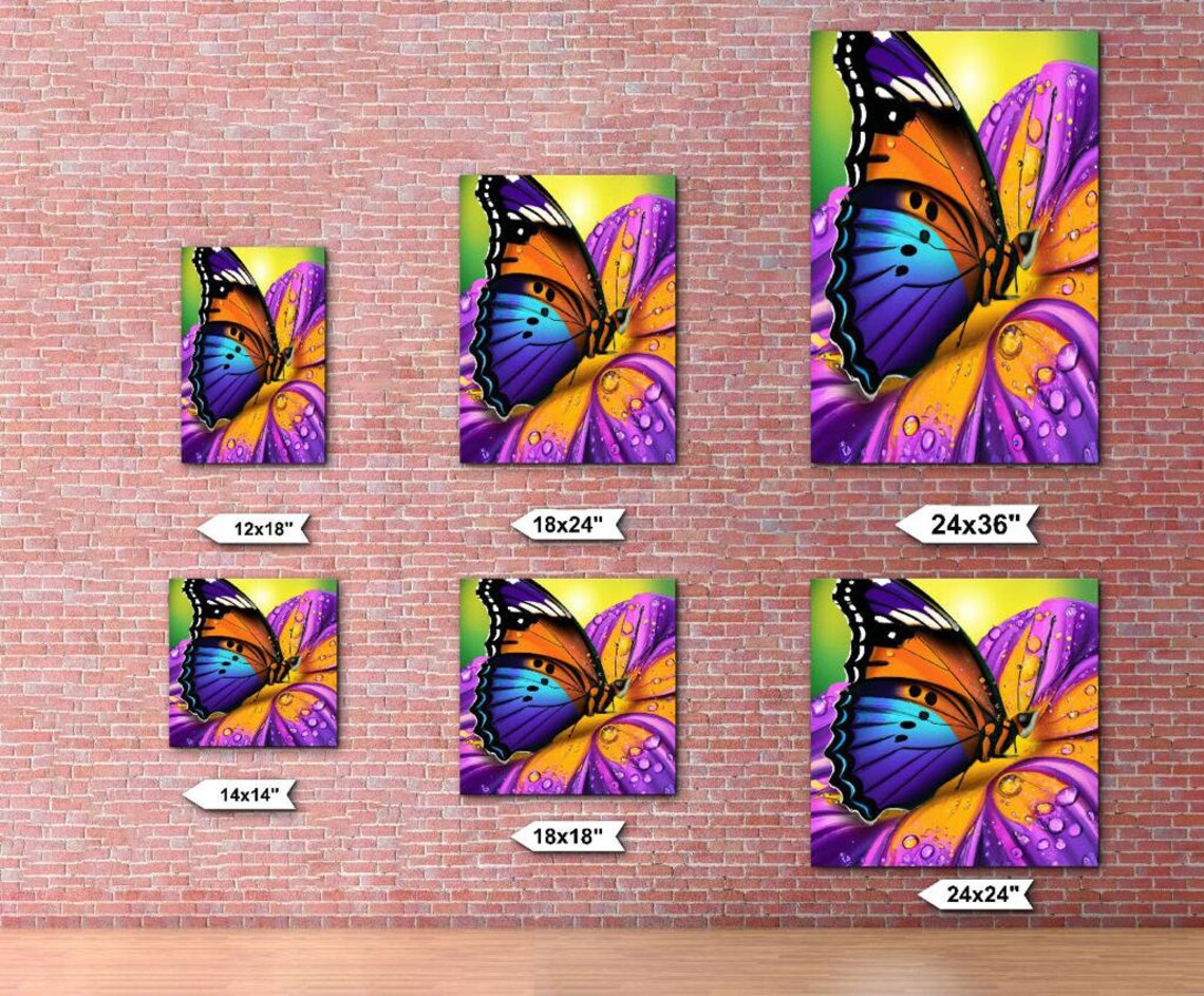 Pop Art Fish Canvas, Vibrant Aquatic Art, Ocean Wall Decor, Large ...