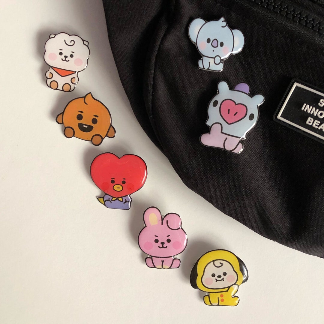 Badge Pins,pins,rosette,bts Pins,bt21 Pins ,brooches,cute Pins - Etsy