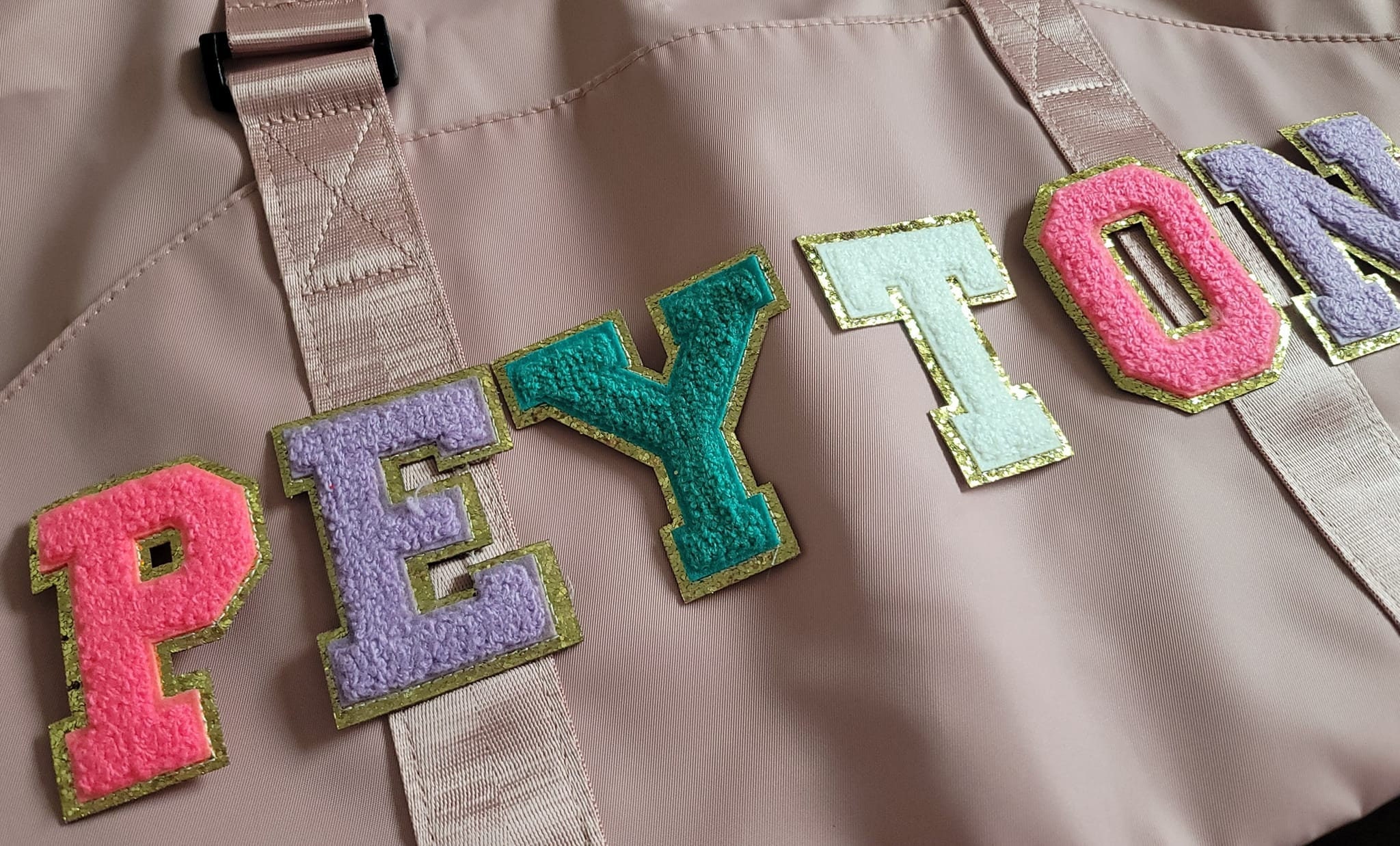 Custom Chenille Letter Patch Duffle Bags - Etsy