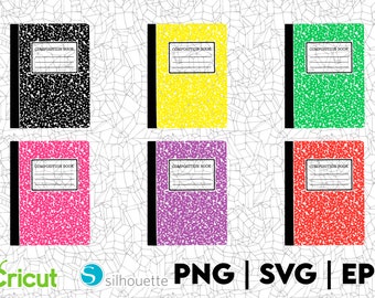 Notebook Svg Design, Png Eps, Great For T-shirts, Hats, Stickers