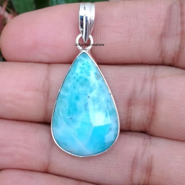 Blue Stone Pendant - Etsy
