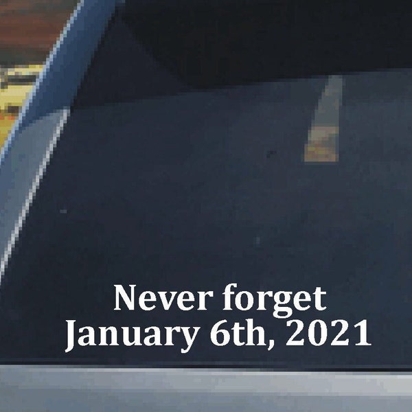 Never Forget Decal - Etsy