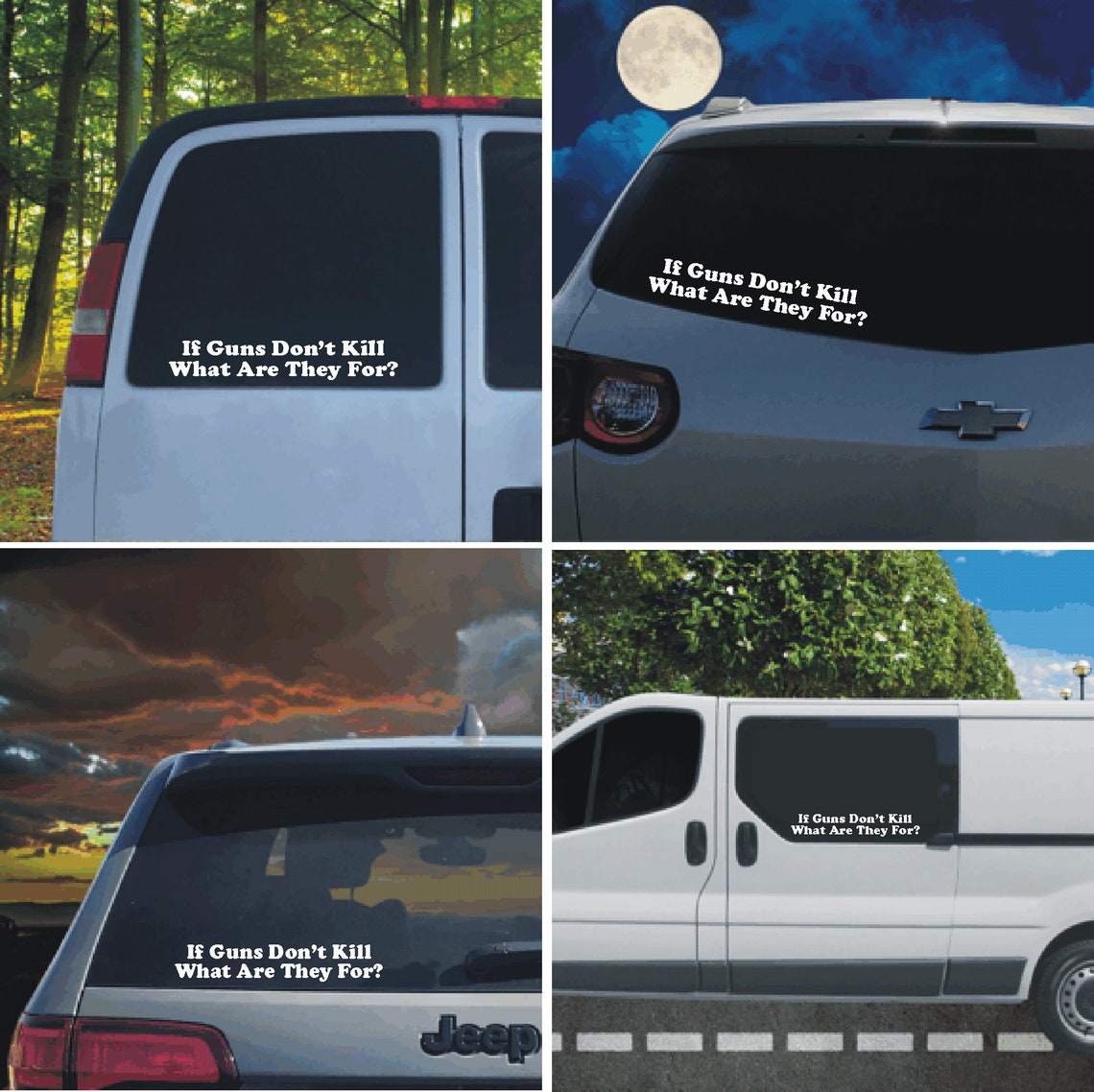 If Guns Don't Kill What Are They For Political Decal - Etsy