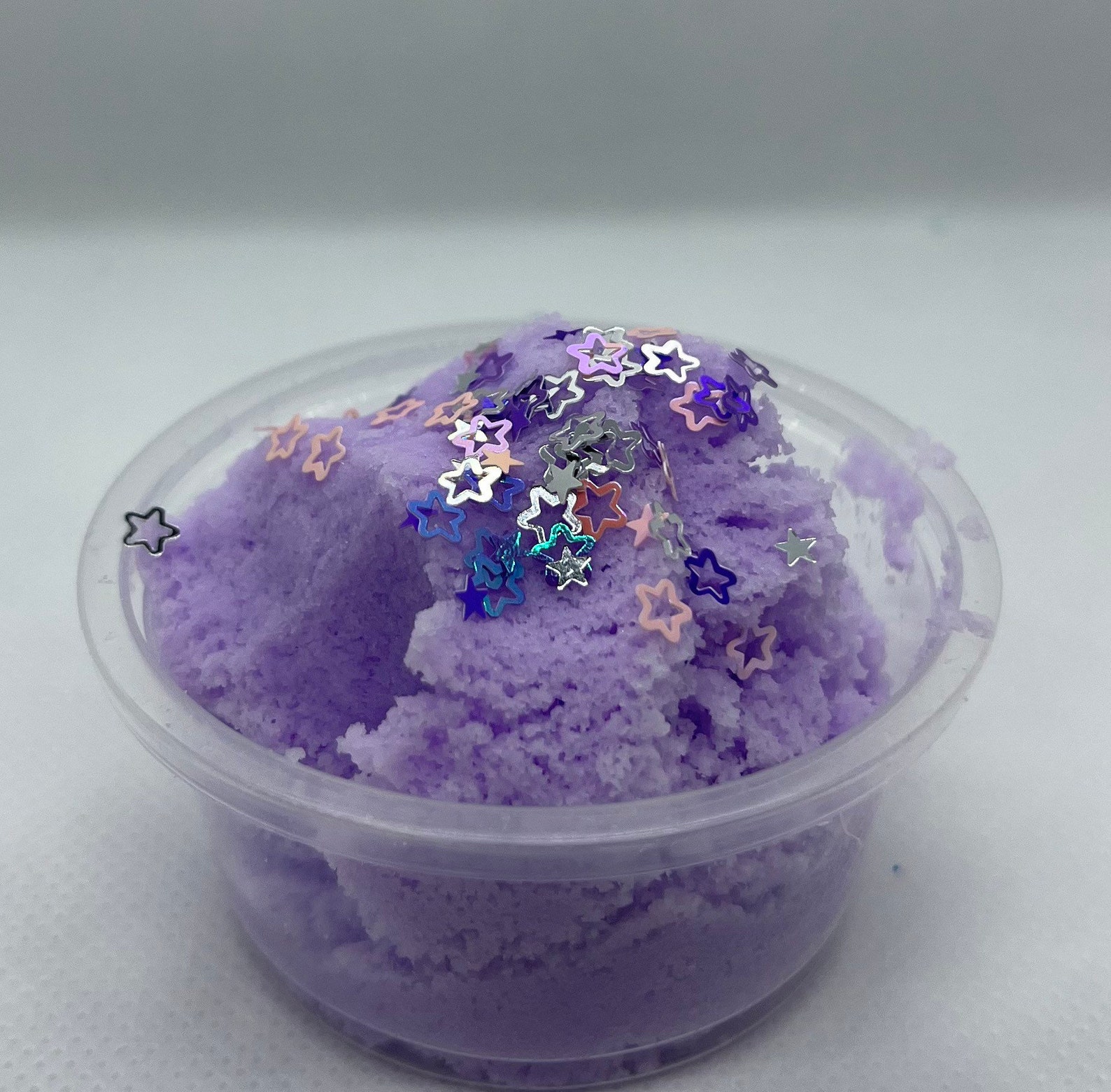 Slime Purple Cloud Slime With Glitter - Etsy