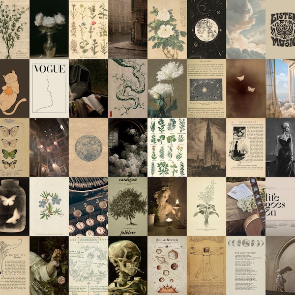 Grunge Wall Collage - Etsy