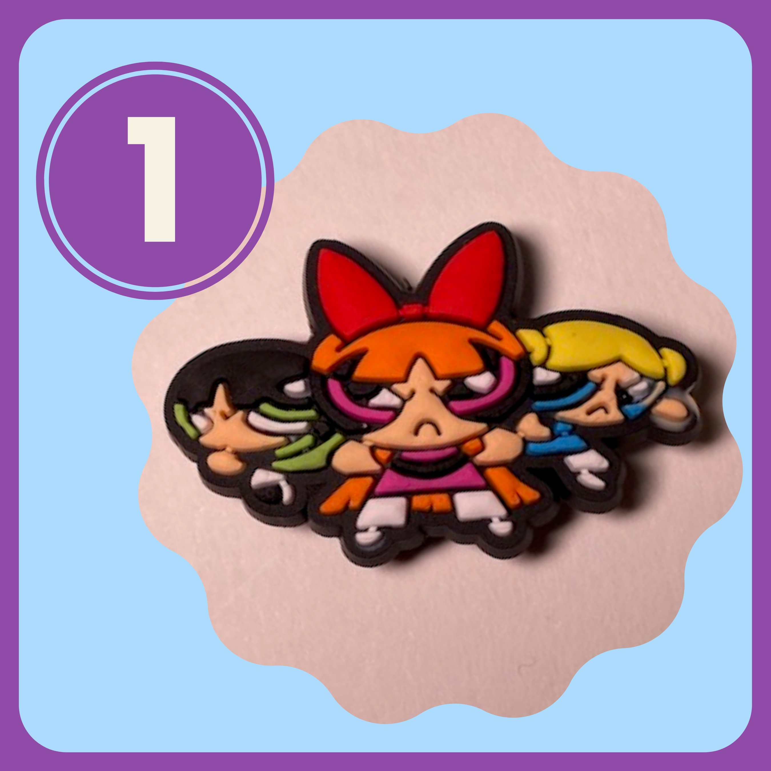 Powerpuff Girls Croc Charms - Etsy UK
