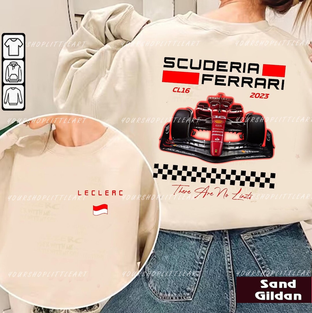 Charles Leclerc Sweatshirt 2 Side/charles Leclerc Shirt/ Leclerc F1 ...