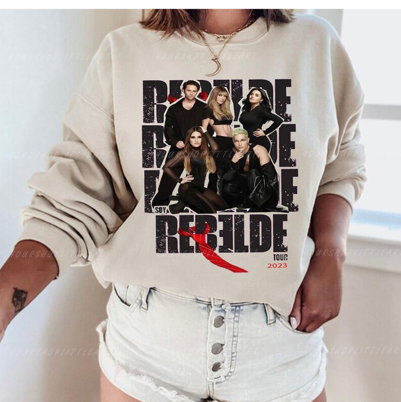 Rbd Rebelde Tour 2023 Shirt Vintage 90s Tee Trending Shirt - Etsy