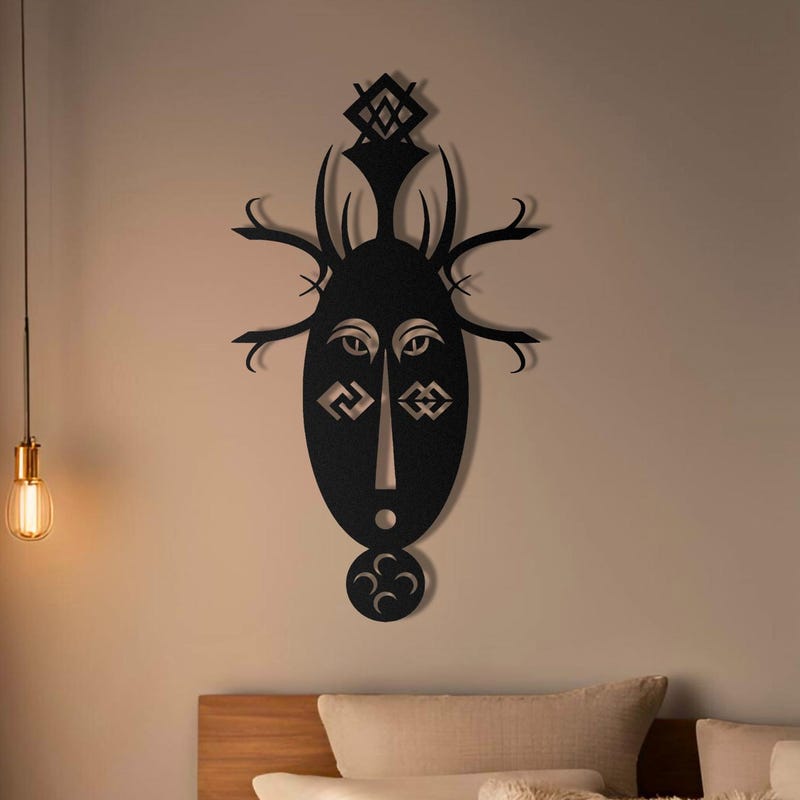 Religious African Wall Mask - Etsy