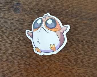 Waterproof Porg Sticker - Etsy