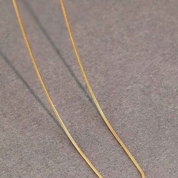 Real Gold Necklaces - Etsy