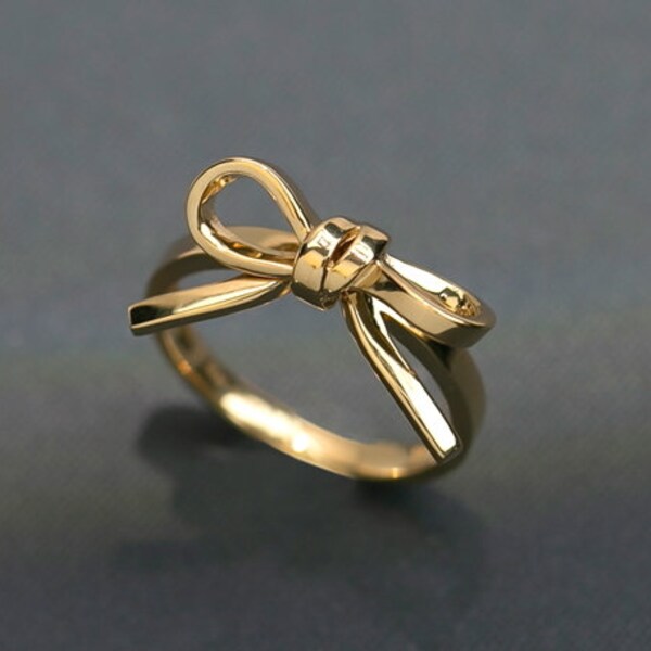 Bow Ring - Etsy