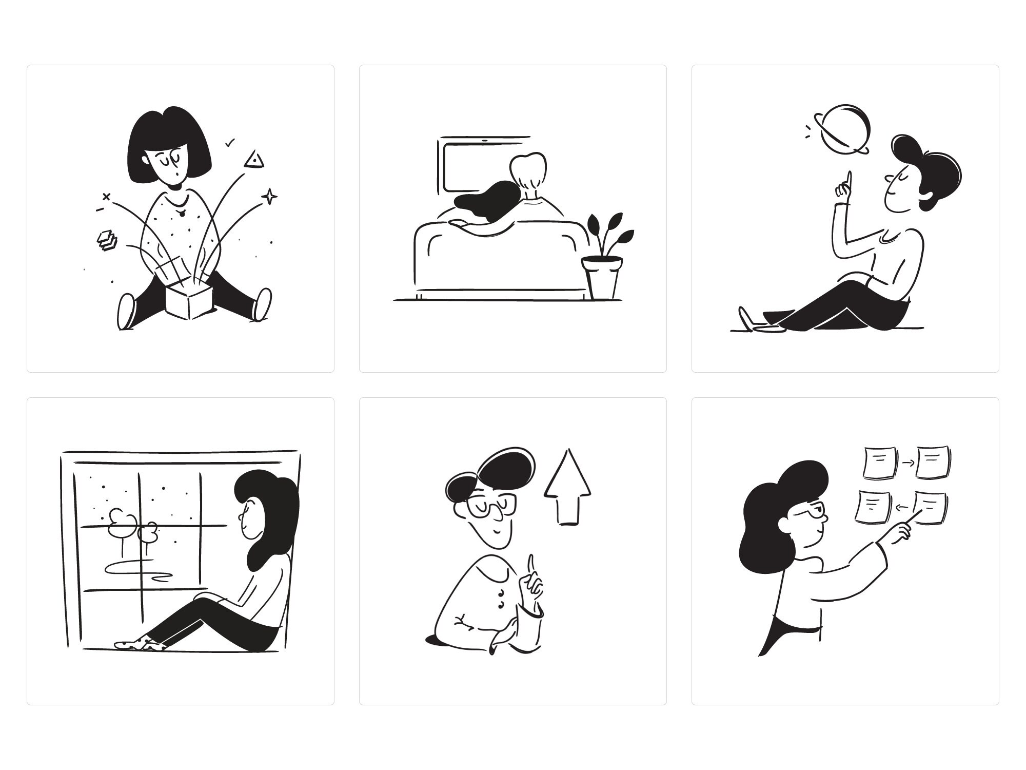 Notioly - A Collection of 100+ SVG Notion Illustrations and Avatars - Etsy