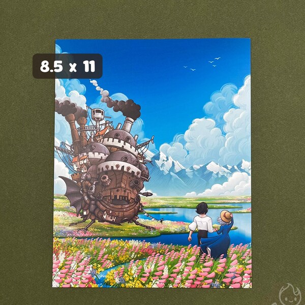 Howls Moving Castle Art Print - Etsy
