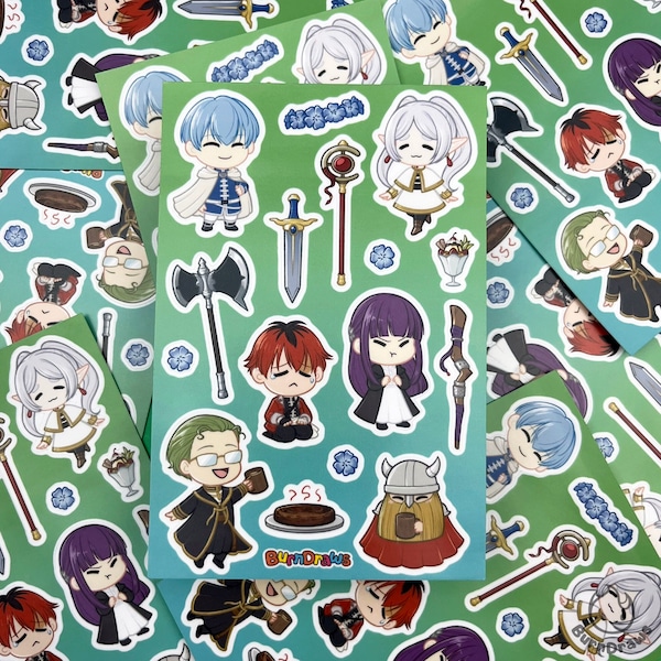 Frieren Sticker - Etsy