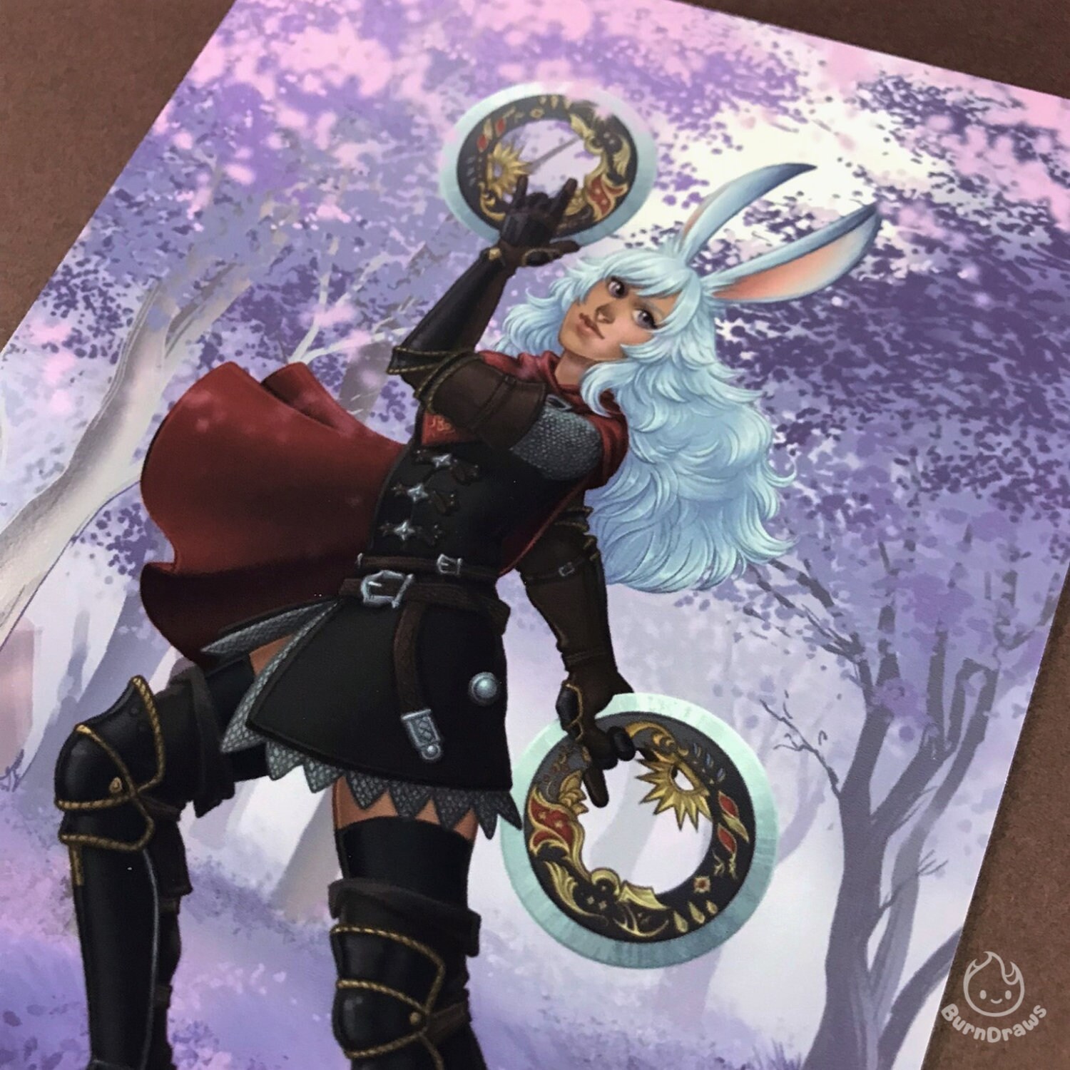 Lyna Print 5x7 FFXIV FF14 - Etsy