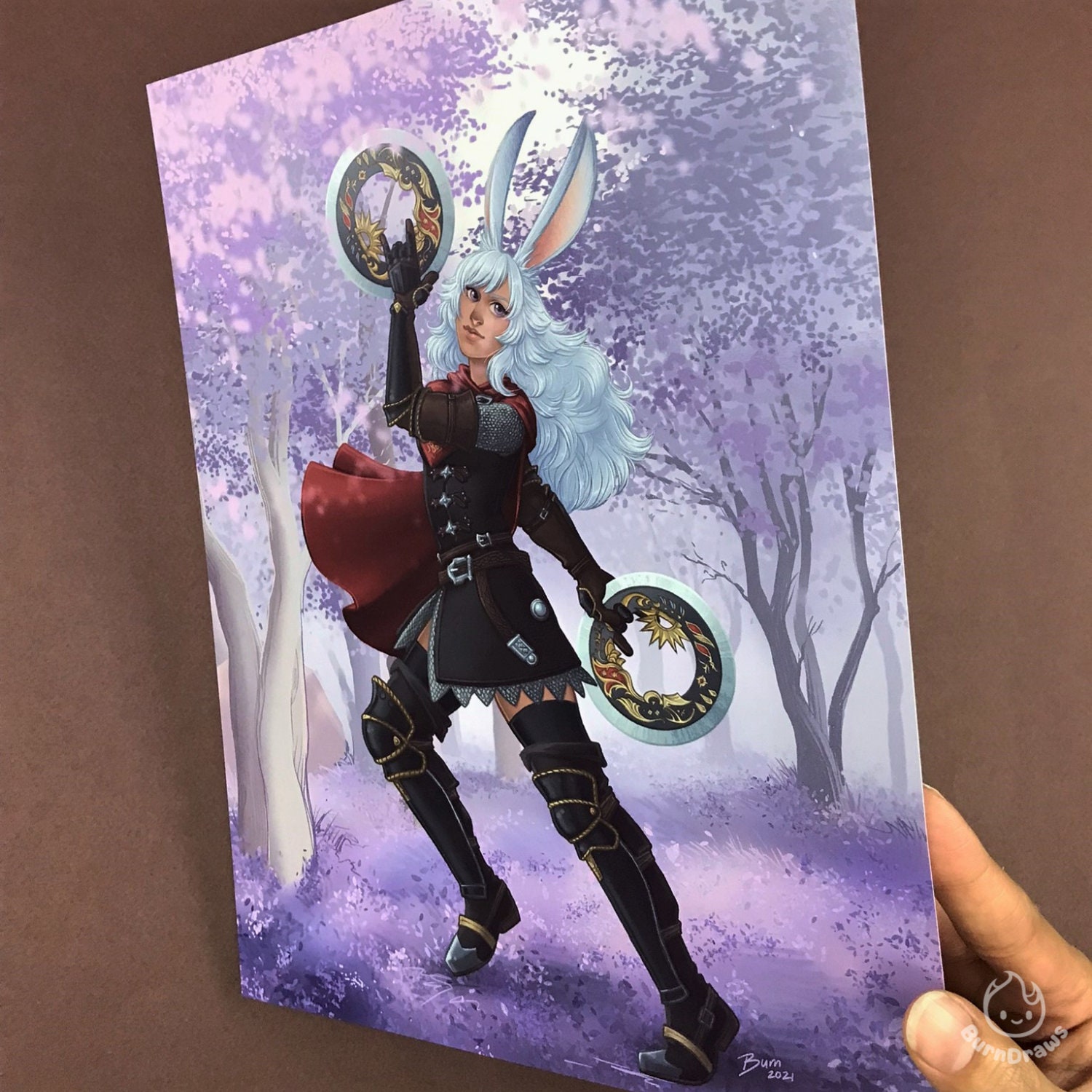 Lyna Print 8.5x11 FFXIV FF14 - Etsy