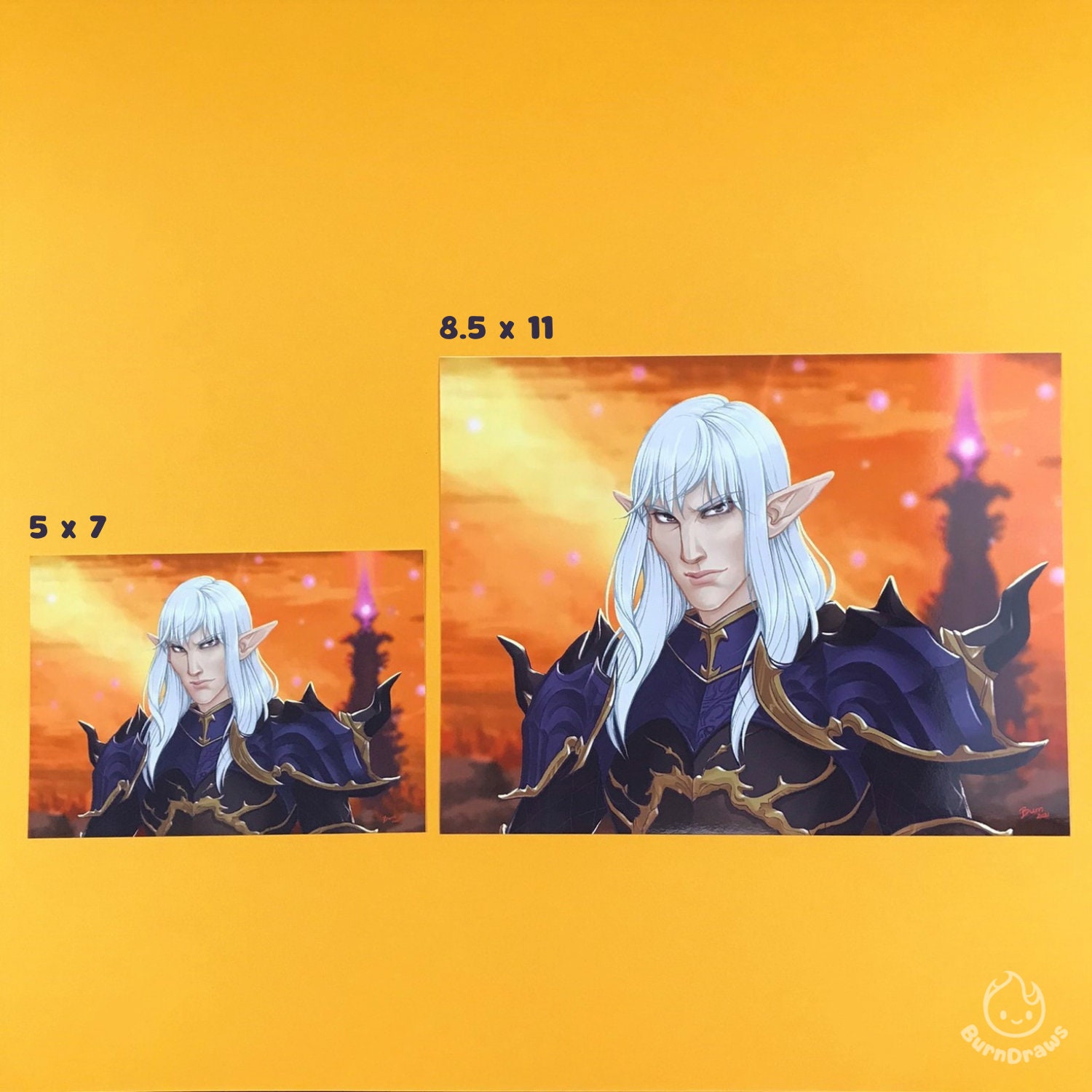 Estinien Paglth'an Print 5x7 FFXIV FF14 - Etsy