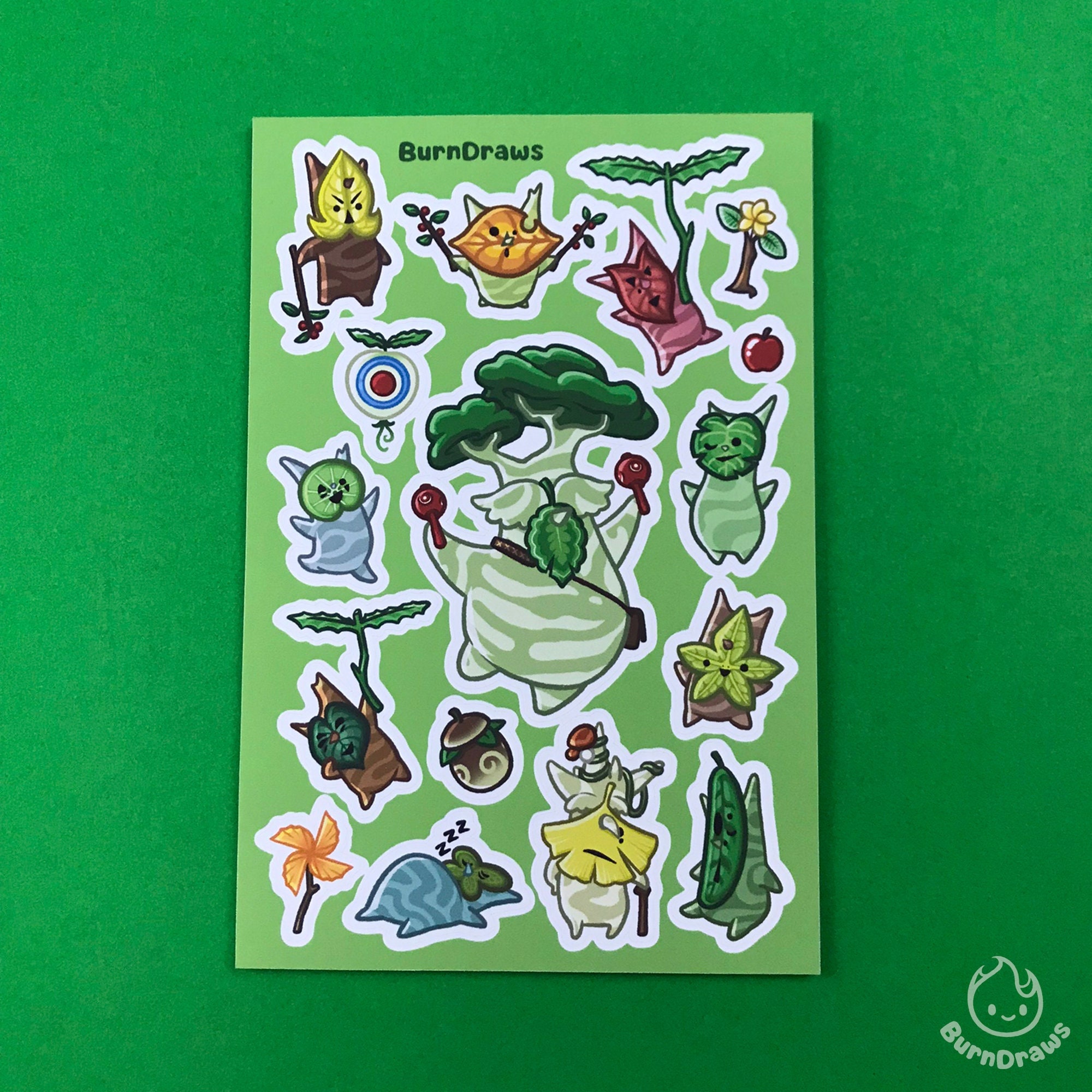 Korok Sticker Sheet | 4 X 6 | Zelda | Breath of the Wild | Tears of the ...