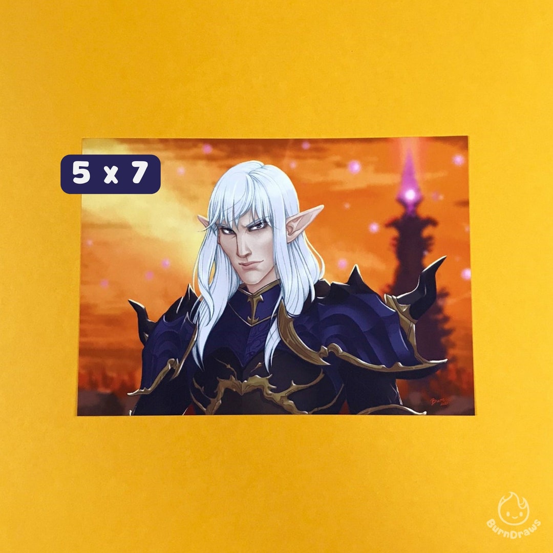 Estinien Paglth'an Print | 5x7 | FFXIV | FF14 - Etsy