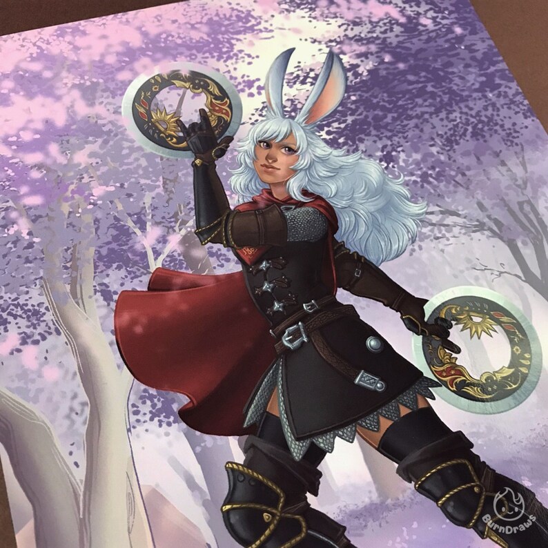 Lyna Print 8.5x11 FFXIV FF14 - Etsy