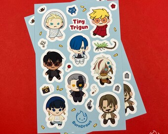 Trigun Stampede Sticker Sheet pastel - Etsy