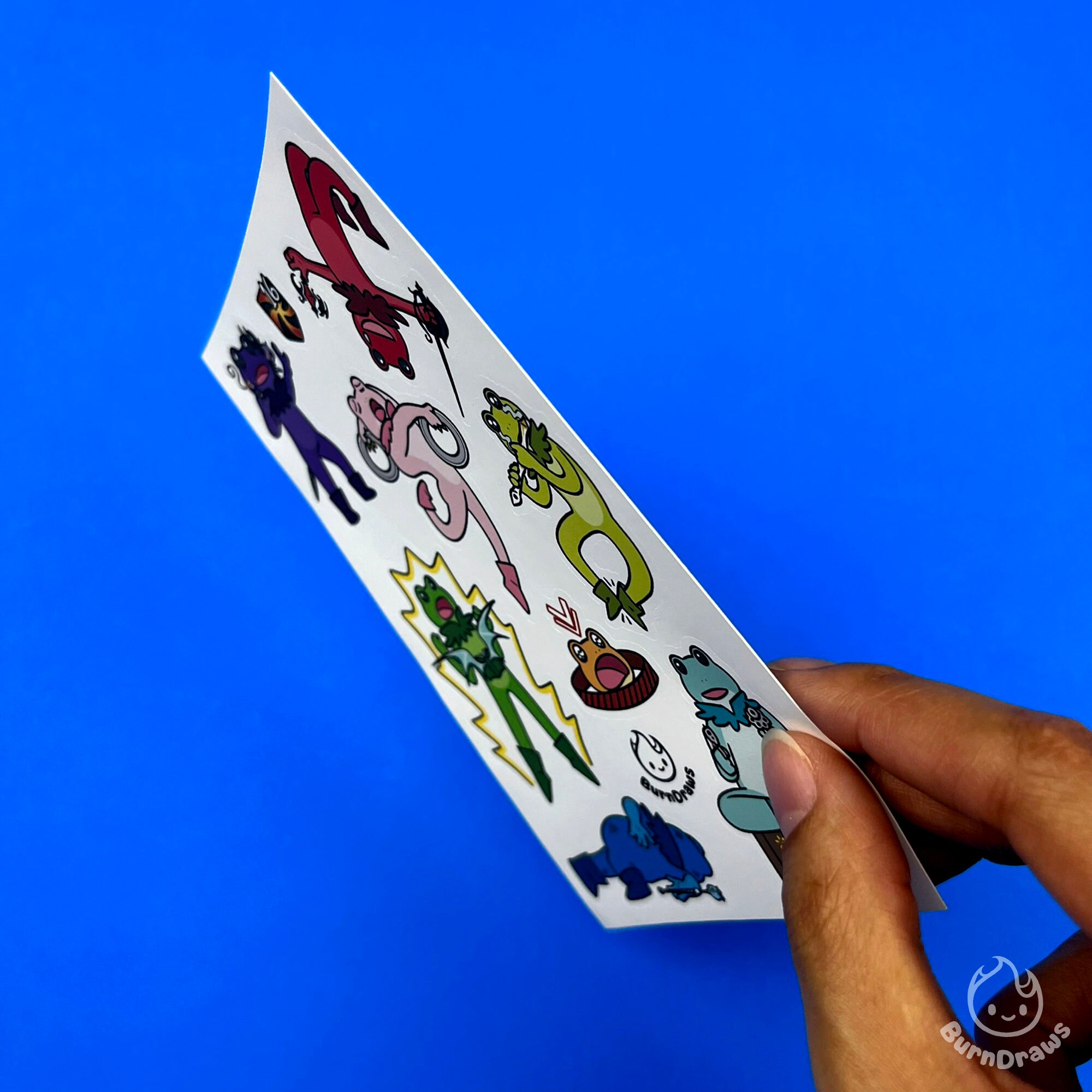 Prog Frog Stickersheet 4x6 FFXIV FF14 Tank/healer Melee Ranged - Etsy