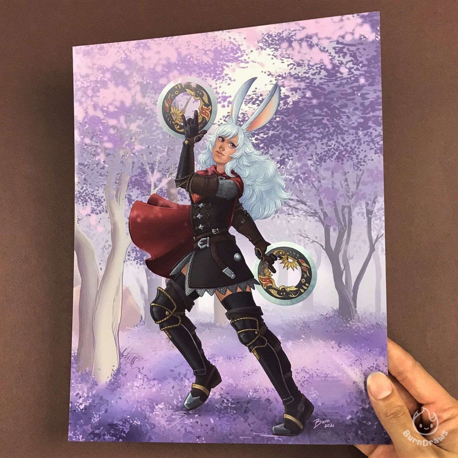 Lyna Print 8.5x11 FFXIV FF14 - Etsy