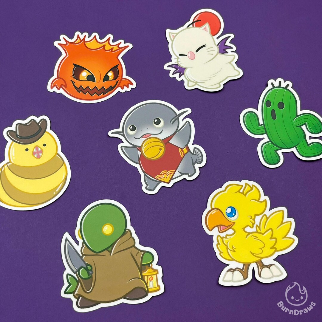 FFXIV Creatures Stickers | 3 Inch Matte Laminate Sticker | FF14 | Final ...