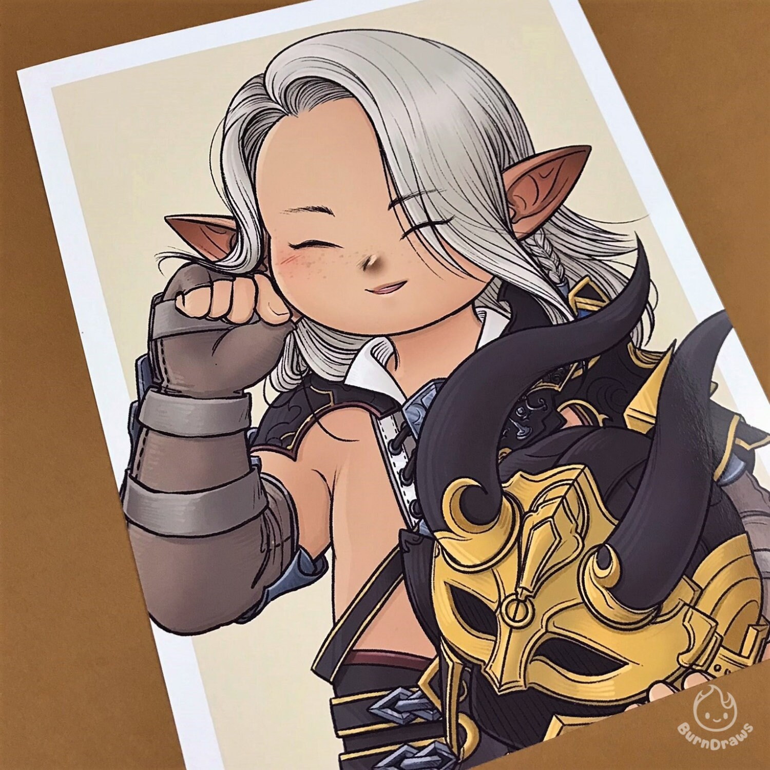 Pipin Print | 8.5x11 | FFXIV | FF14 | Lalafell - Etsy