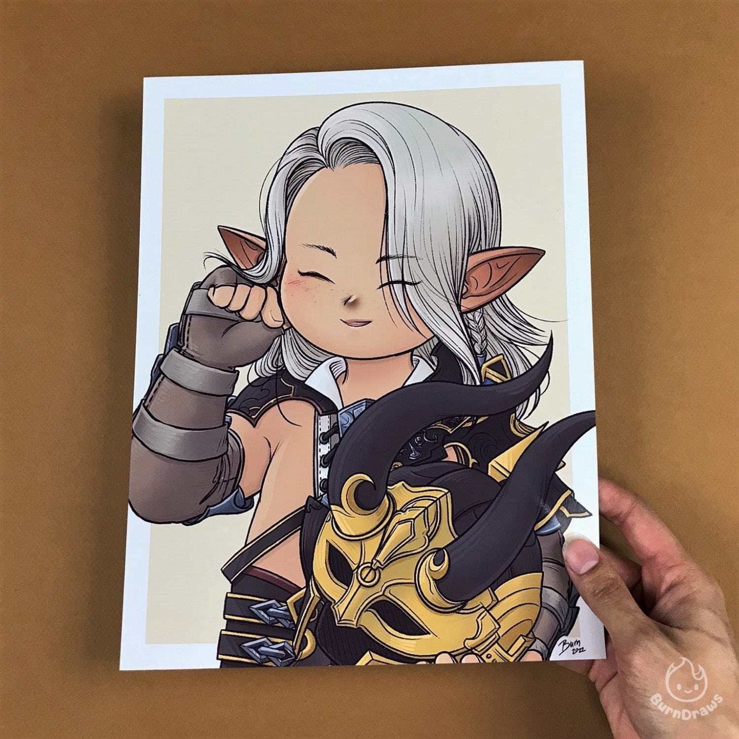 Pipin Print | 8.5x11 | FFXIV | FF14 | Lalafell - Etsy