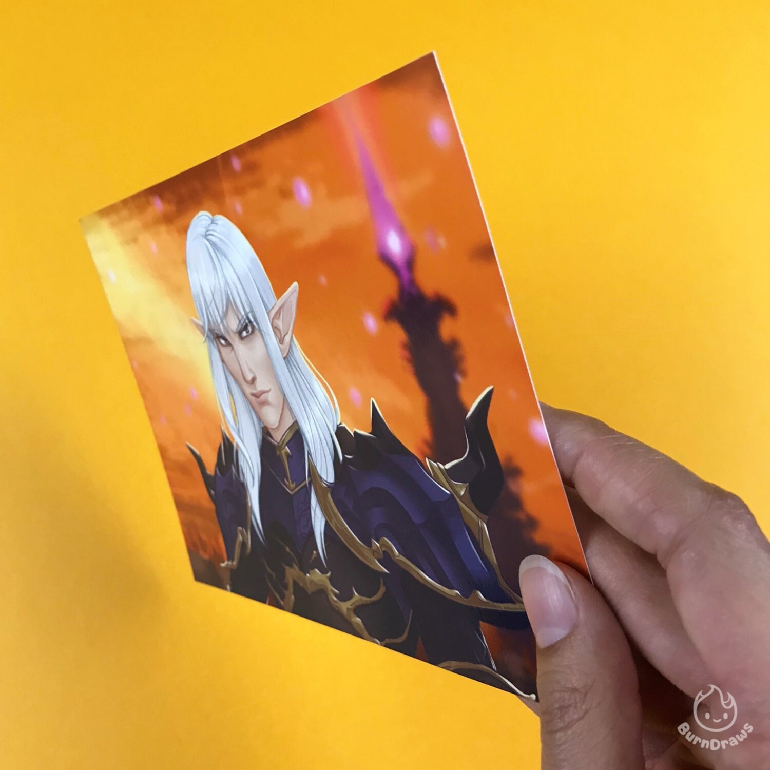 Estinien Paglth'an Print 5x7 FFXIV FF14 - Etsy