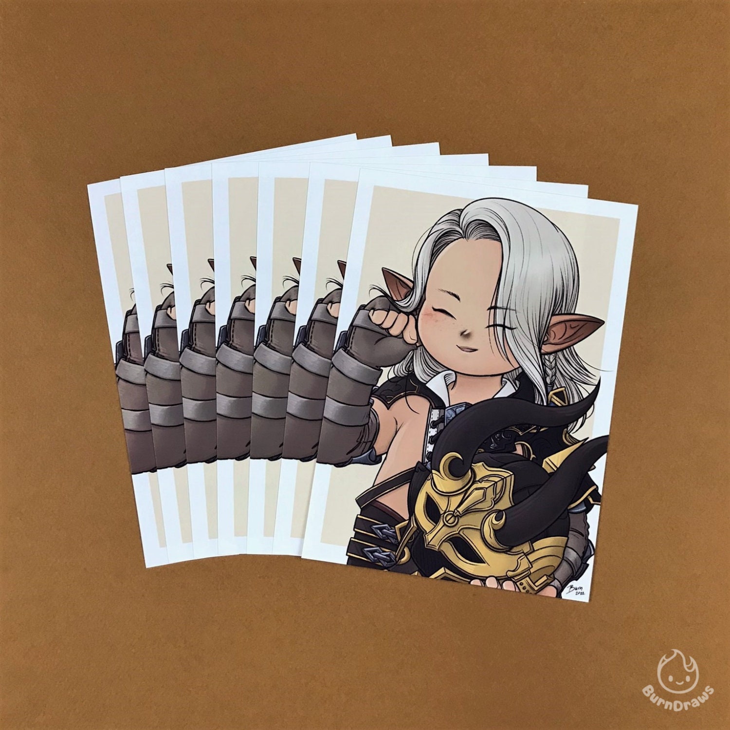 Pipin Print | 5x7 | FFXIV | FF14 | Lalafell - Etsy