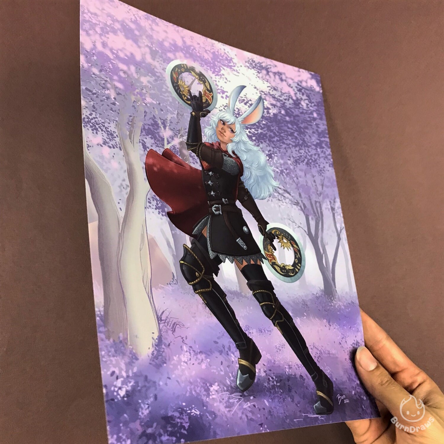 Lyna Print 8.5x11 FFXIV FF14 - Etsy