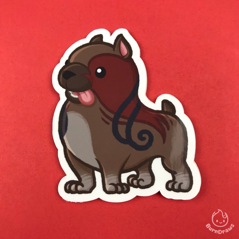 Dragon Age Mabari Sticker | 3" Sticker - Etsy