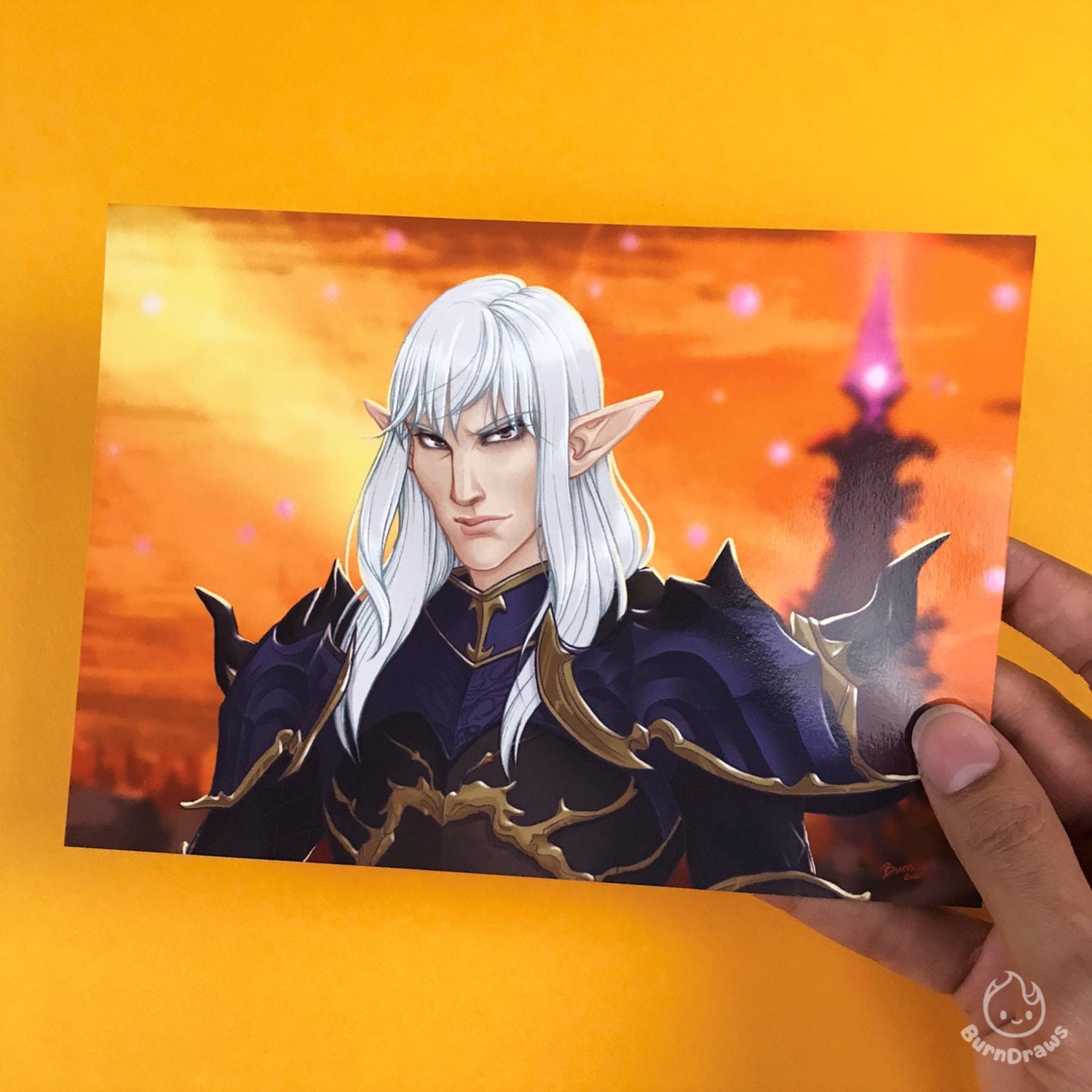 Estinien Paglth'an Print 5x7 FFXIV FF14 - Etsy