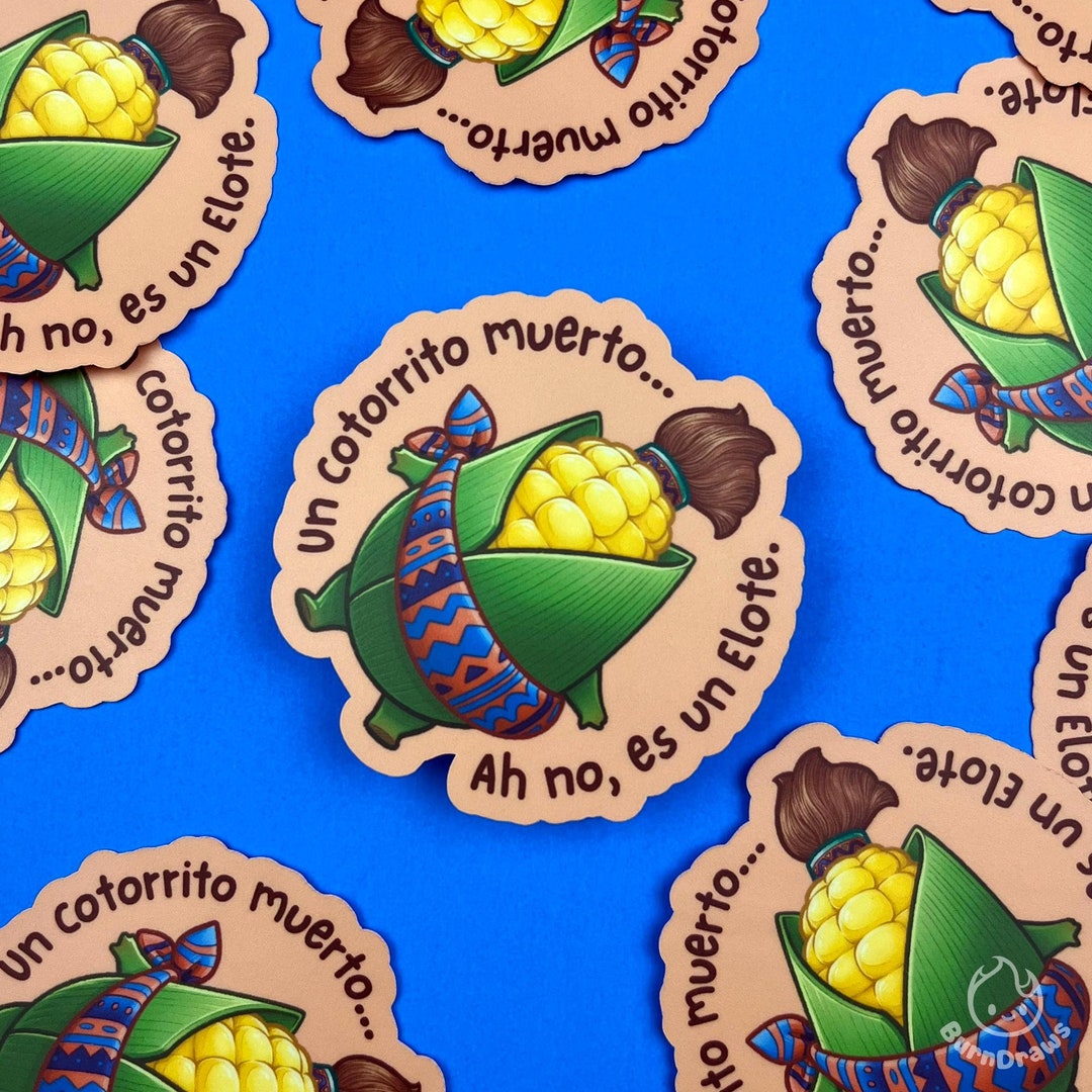 FFXIV Cornservant Sticker | 3" Vinyl Sticker | Ah No, Es Un Elote - Etsy