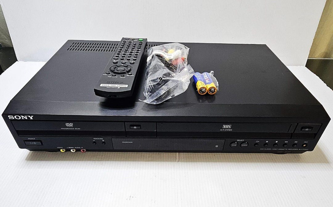 Sony Vintage Dvd Vcr Player Combo SLV-D38OP Tested & Working. - Etsy