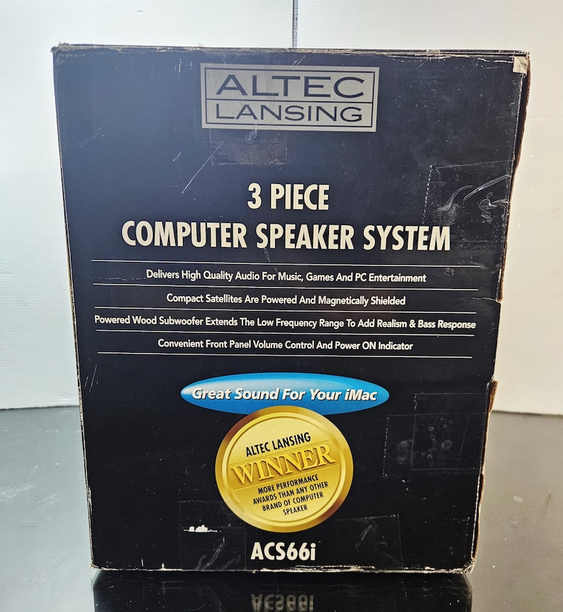 Vintage Altec Lansing Speakers Imac PC Compatible ,vintage Speakers, Vintage Imac Speakers - Etsy