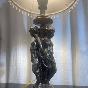 Vintage Art Nouveau,the Three Graces Figurine Lamp,height 30 Inches - Etsy