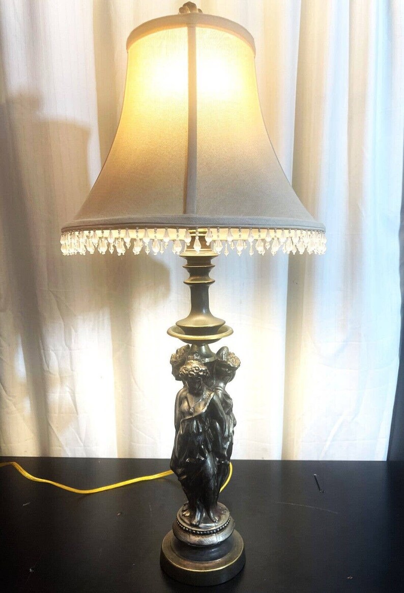 Vintage Art Nouveau,the Three Graces Figurine Lamp,height 30 Inches - Etsy